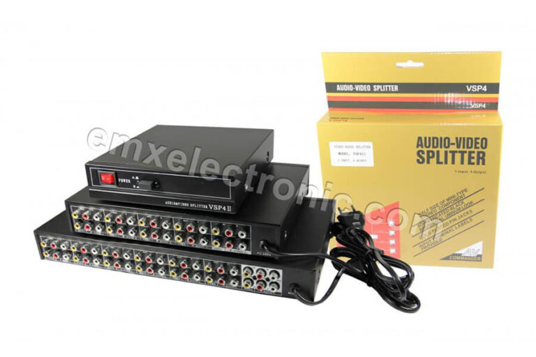 AV SPLITTER 2 IN 4-12 OUT /SPLITTER SERIES - EMX Electronic
