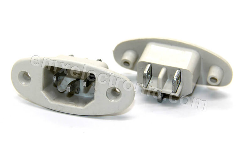 EJR-2807 3 PIN CHASSIS PLUG - EMX Electronic