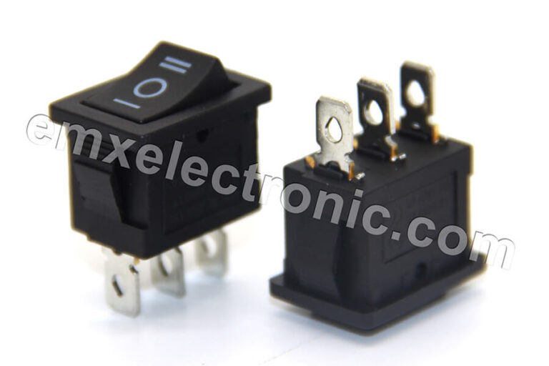 ESR-6/7 3 PIN CENTER OFF ROCKER SWITCH - EMX Electronic