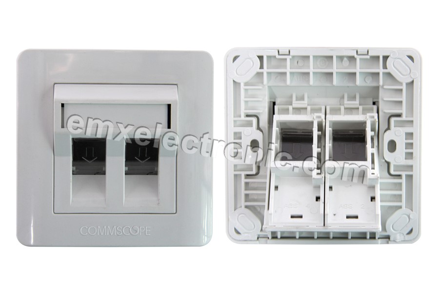 RJ45-2/A WALL PLATE SERIES – EMX Electronic